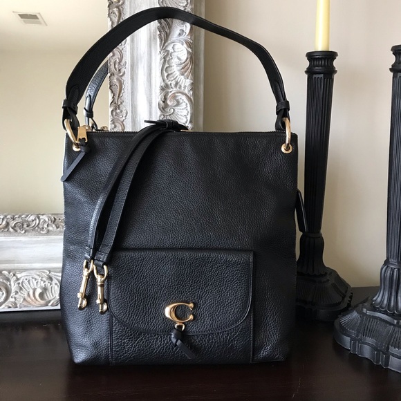 Coach | Bags | Coach Remi Leather Hobo Crossbody Shoulder Purse | Poshmark